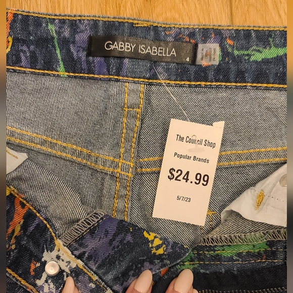 Gabby Isabella | Jeans | Paint Splatter Jeans | Poshmark